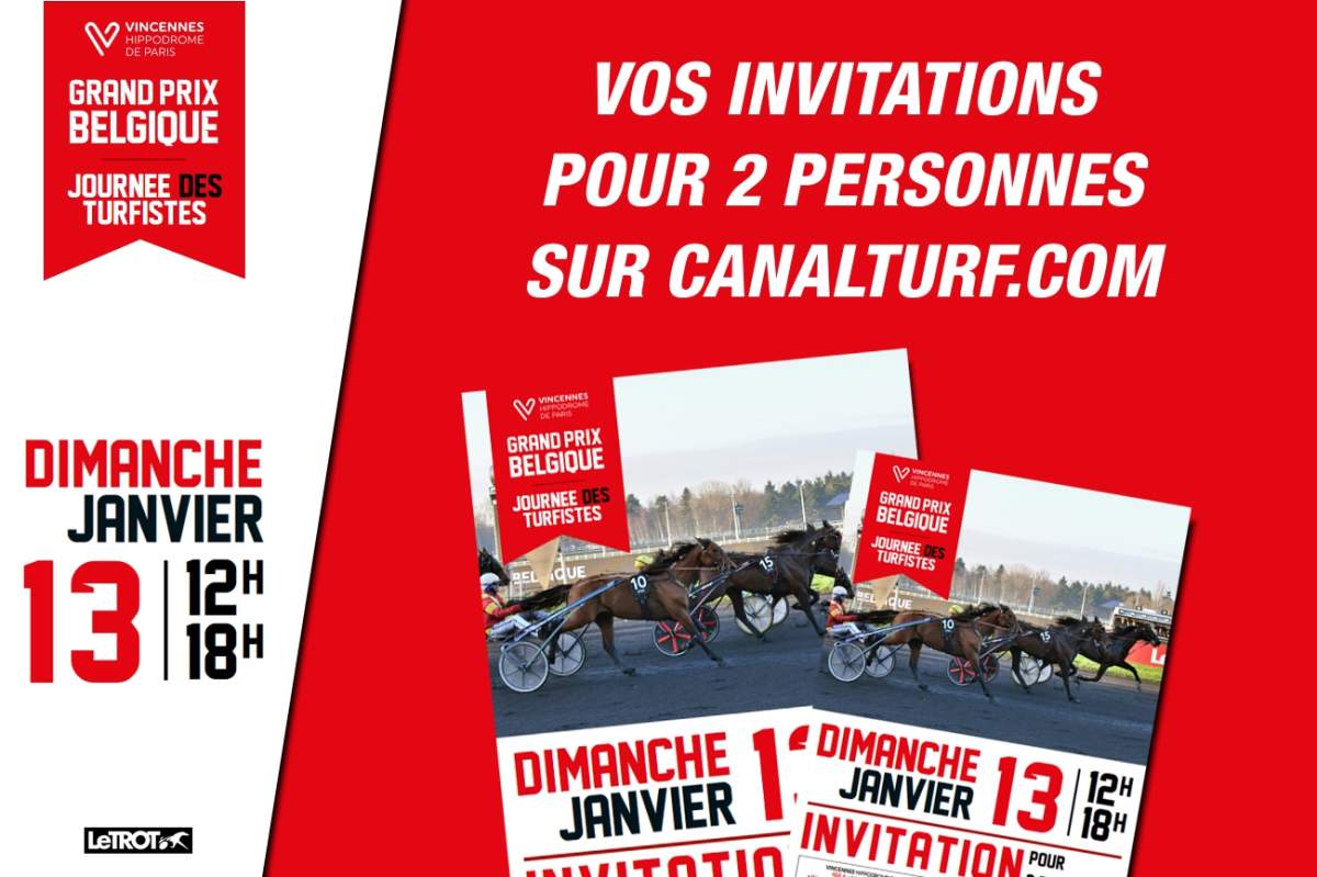 Vos invitations pour le Grand Prix de Belgique à Paris Vincennes avec ...