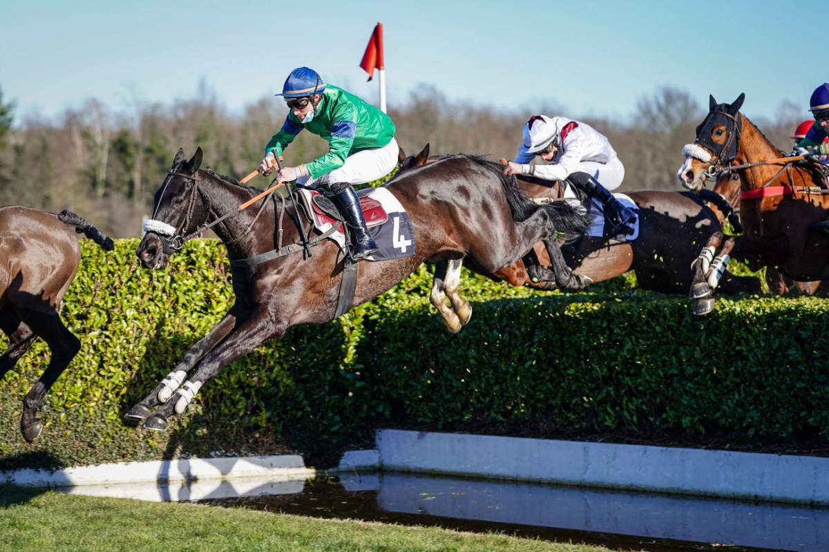 Arrivée du quinté Prix Auguste de Castelbajac, lundi à Pau. GAGE DE ...